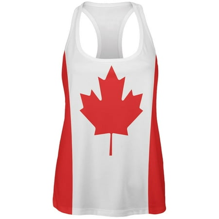 Canadian Canada Flag All Over Womens Work Out Tank Top | Walmart Canada