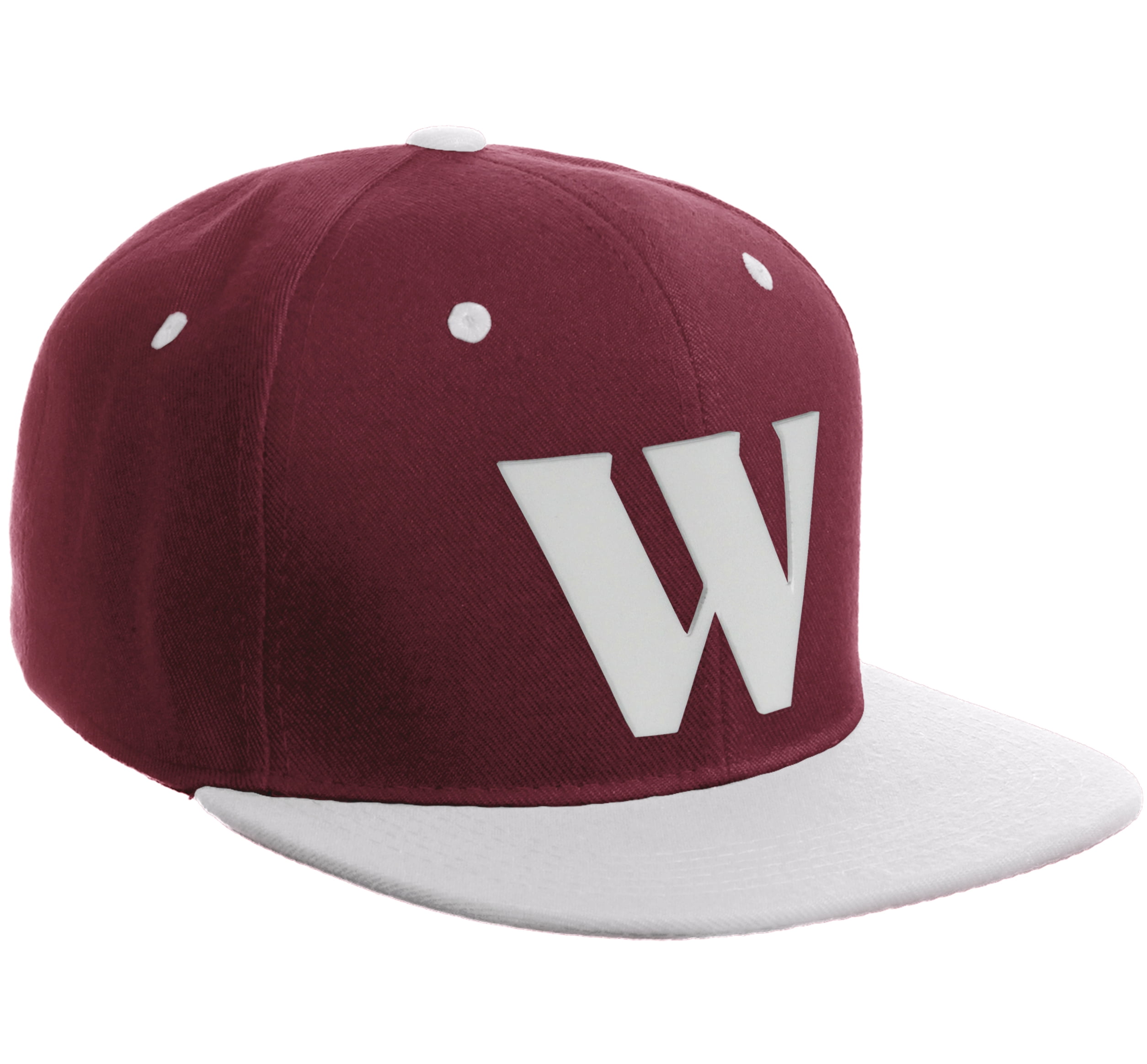 Daxton Classic Snapback Hat 3D Capital Alphabet Letters Flat Bill Visor ...