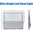 36,000 lumens floodlight outdoor, 240 stadium light 6000 daylight color ...