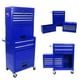Seizeen Rolling Tool Box W/Wheels, 3-IN-1 Metal 6-Drawer Tool Chest Garage Storage Cabinet, Tool ...
