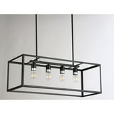 JL Styles Inc Black 4-light Contemporary Pendant Light - Walmart.com
