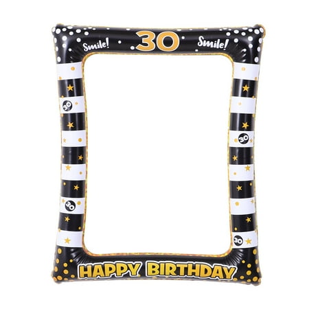 Birthday Inflatable Photo Frame Strip Party Picture Selfie Frame Prop ...