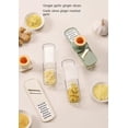 3-in-1 Mini Ginger & Garlic Grinder – Handheld Mandoline Slicer ...