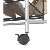 Mainstays 10 Tier 60 Pair Metal and Mesh Rolling Shoe Rack - Walmart.com