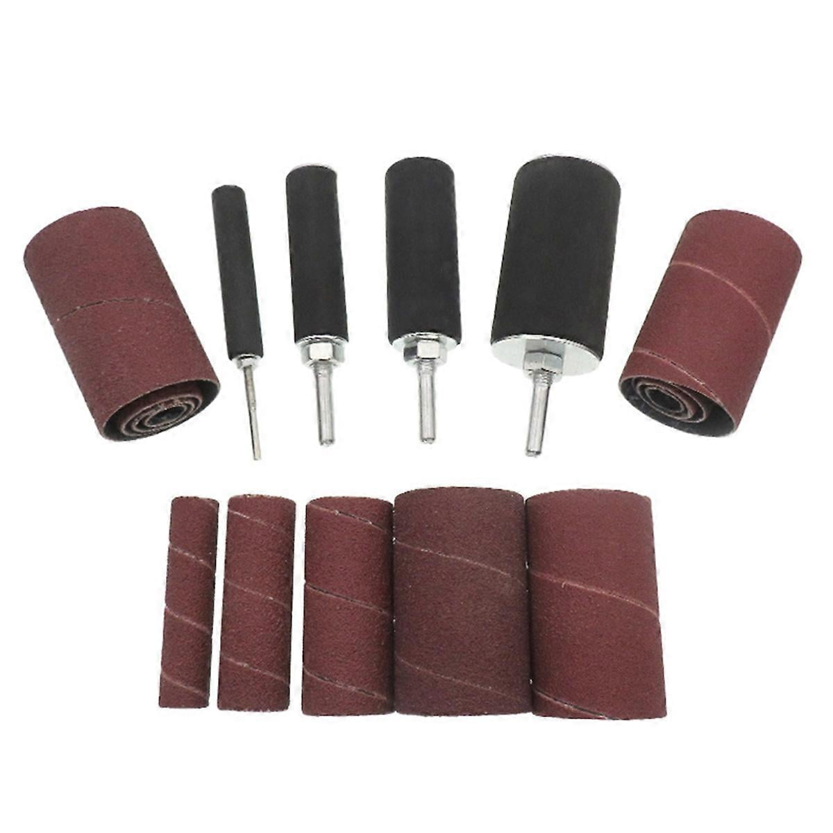 Sanding Drum Sander Drum Kit Rubber Mandrels Sandpaper | Walmart en línea