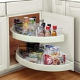 Sorbus Wedge Storage Bin Organizer 4-Pack for Lazy Susan Corner ...