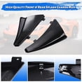 NIXFACE Front & Rear Splash Guards Mud Flaps Fender XL Carbon Fiber ...