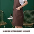 AOOOWER Spill Proof Kitchen Apron Polyester Water Resistant Durable ...
