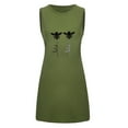 Women Summer Sleeveless Sleep Dress Casual Cute Printed Cover Up Tank
