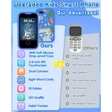 Kids Smart Phone for Boys Touchscreen Kids Phone Unicorn Gifts for Boys ...
