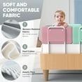 Soontrans 19.7" Toddler Bed Rails Guard Foldable Portable Kids Bed Rail ...
