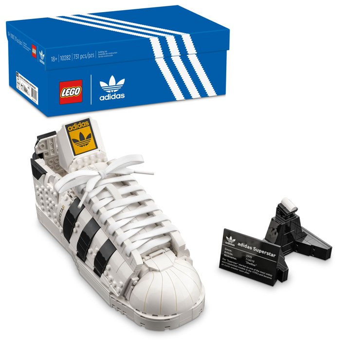 LEGO adidas Originals Superstar 10282 Building Toy (731 Pieces ...