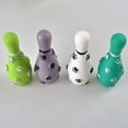 SPRING PARK Bowling Pin Dog Toys Squeaky Rubber Bouncing Rolling Fetch ...