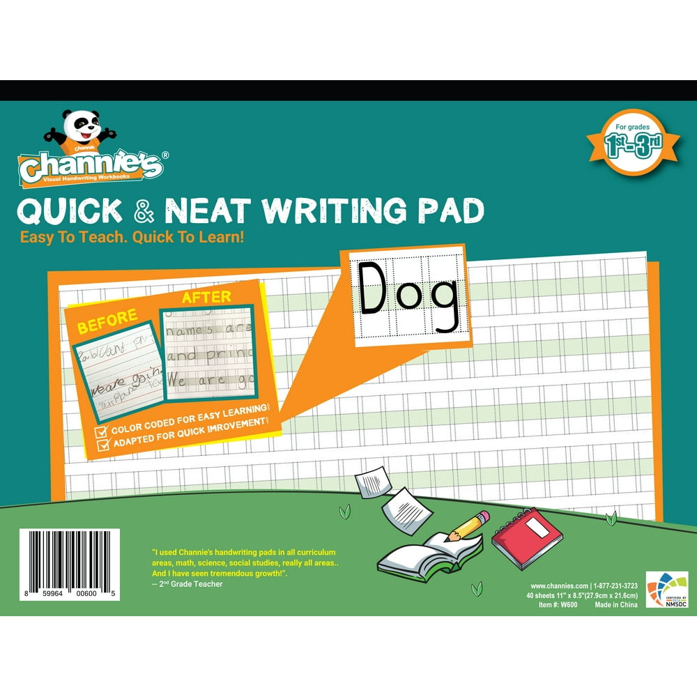 Channie's Quick & Neat Handwriting workbook worksheet improve ... Channie's Quick & Neat Handwriting workbook worksheet improve ...