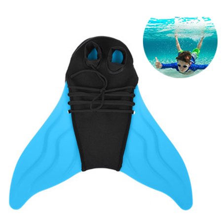 Swim Fins for Kids , Mermaid Tail Fins One-Piece Flipper Diving Fins ...