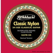 D'Addario EJ45 Pro-Arte Nylon Classical Guitar Strings, Normal Tension ...