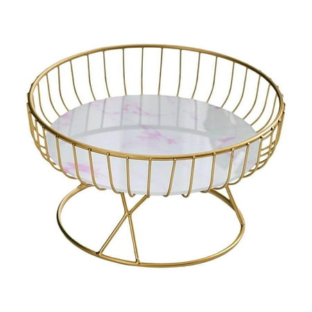 Fruit Basket Table Centerpiece for Breads Stand metal frame Household ...