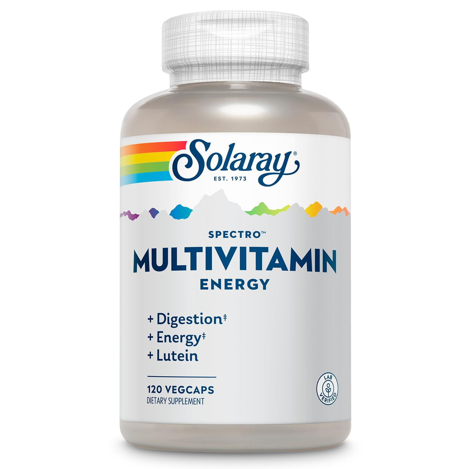 Multivitamínico SOLARAY Spectro Energy para mujeres y hombres, 120 ...