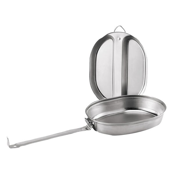 Stainless Steel GI Type 2 Piece Mess Kit - Walmart.com