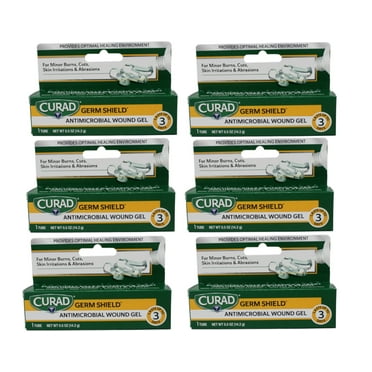 Curad Germ Shield Antimicrobial Silver Wound Gel, For Minor Cuts ...