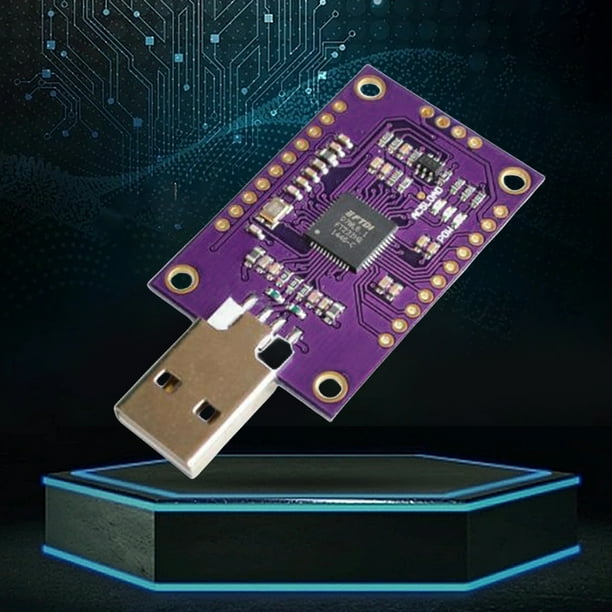 FT232H USB a JTAG UART FIFO SPI I2C Módulo convertidor 480 Mb/s Módulo de puerto serie | Bodega ...