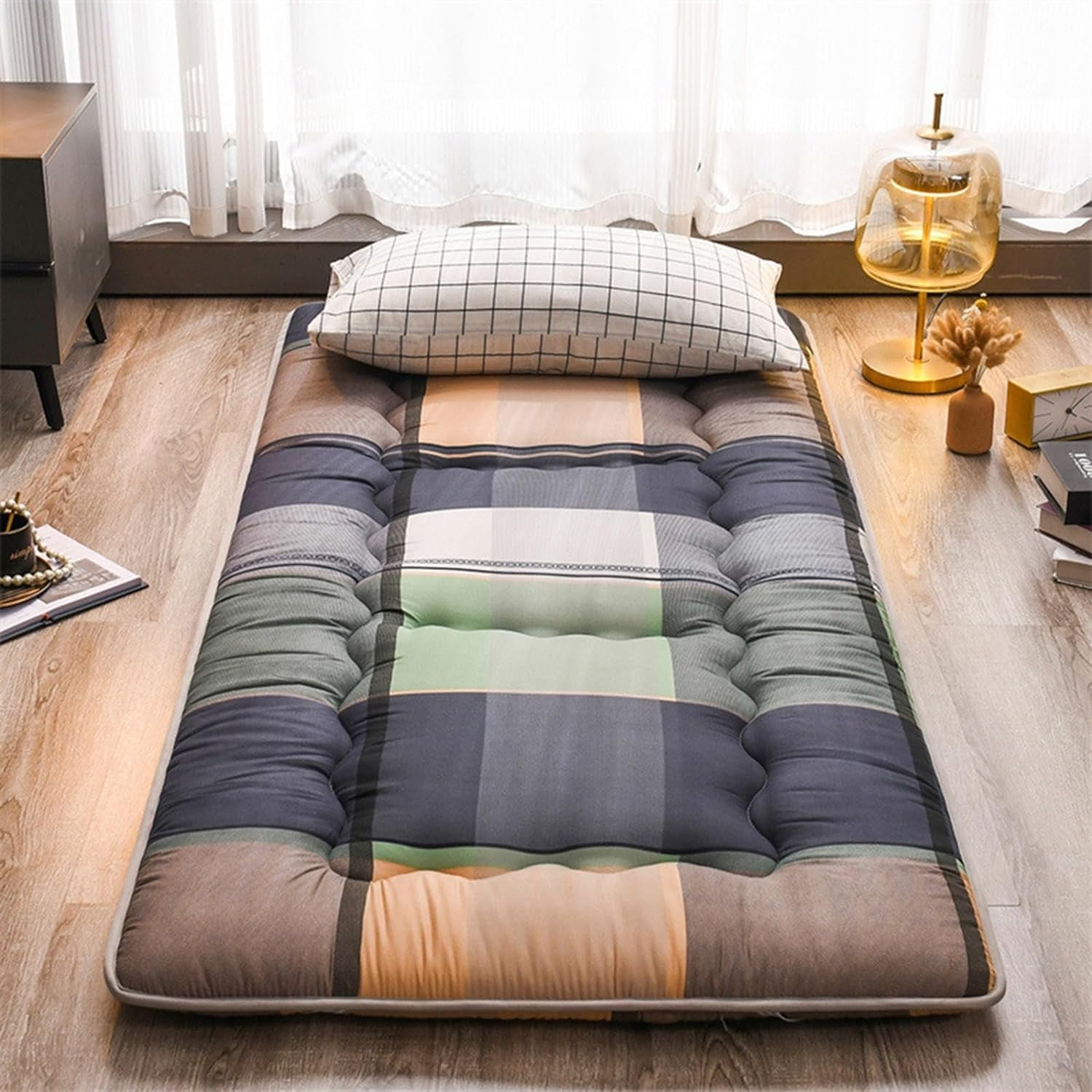 LAICAIW Futon Mattress Thicken, Twin/Full/Queen/King Japanese Floor ...