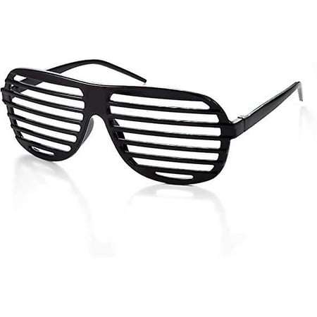 Shutter Shades Fun Novelty Plastic Party Retro Fancy Dress Costume Prop ...
