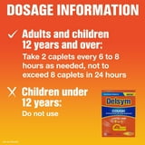 Maximum Strength Delsym Cough Suppressant, Fast Release Caplets, lasts ...