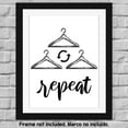Modern 5th - Laundry Room Signs (Set of 4 Unframed), Wash Dry Fold ...
