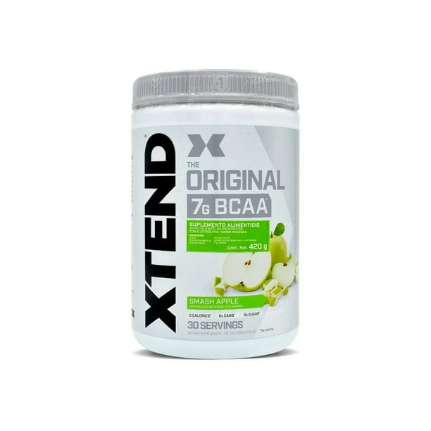 Bcaas Aminoácidos Ramificados Xtend 420 Gramos Manzana Verde | Walmart ...