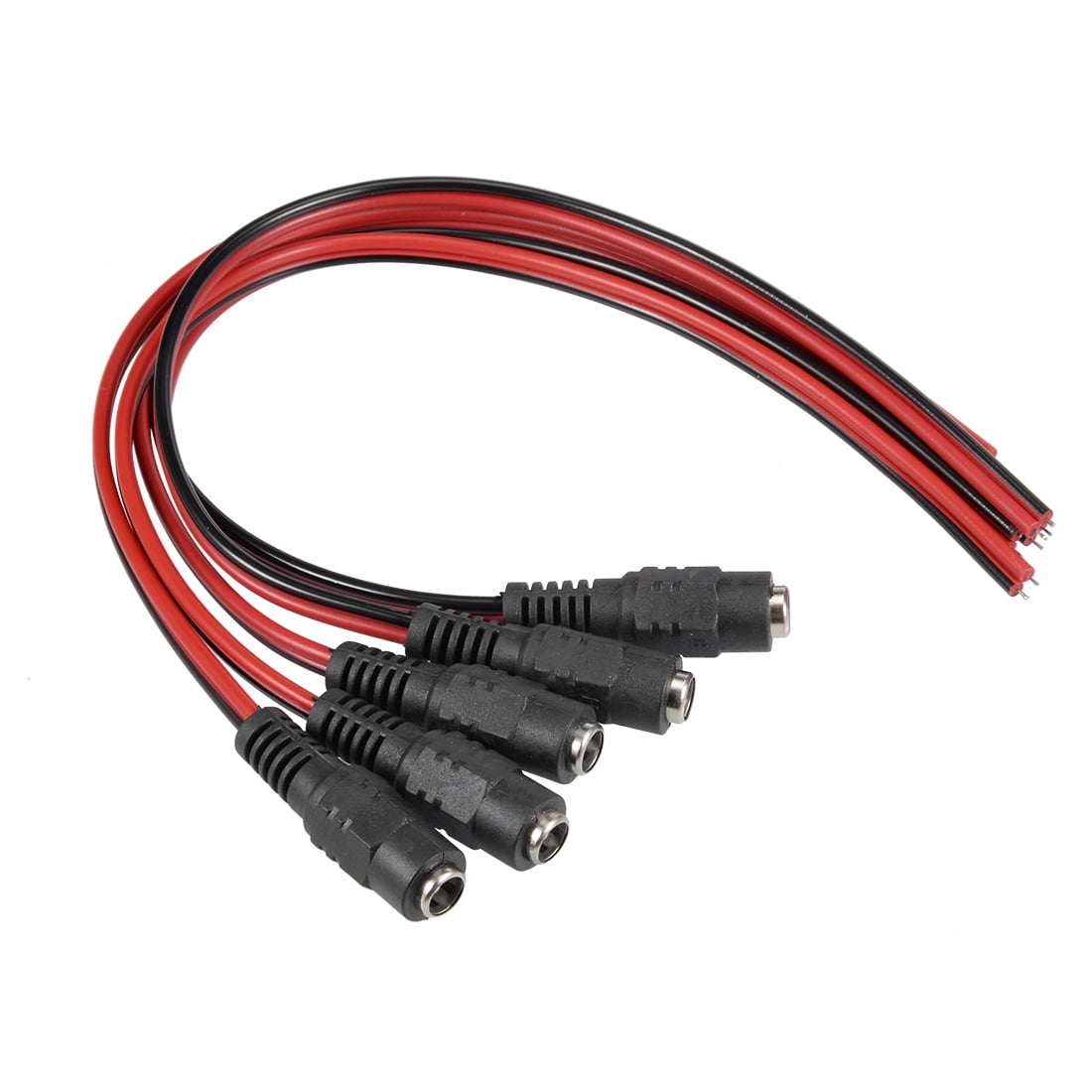5Pcs DC Power Pigtail Cable Female Connector for CCTV Camera Adapter 2 ...