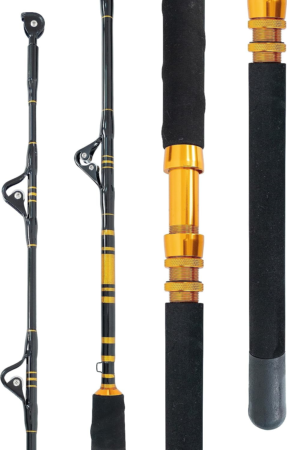 BLUEWING 6’0” Classic Trolling Fishing Rod 1pc Fiberglass Trolling ...