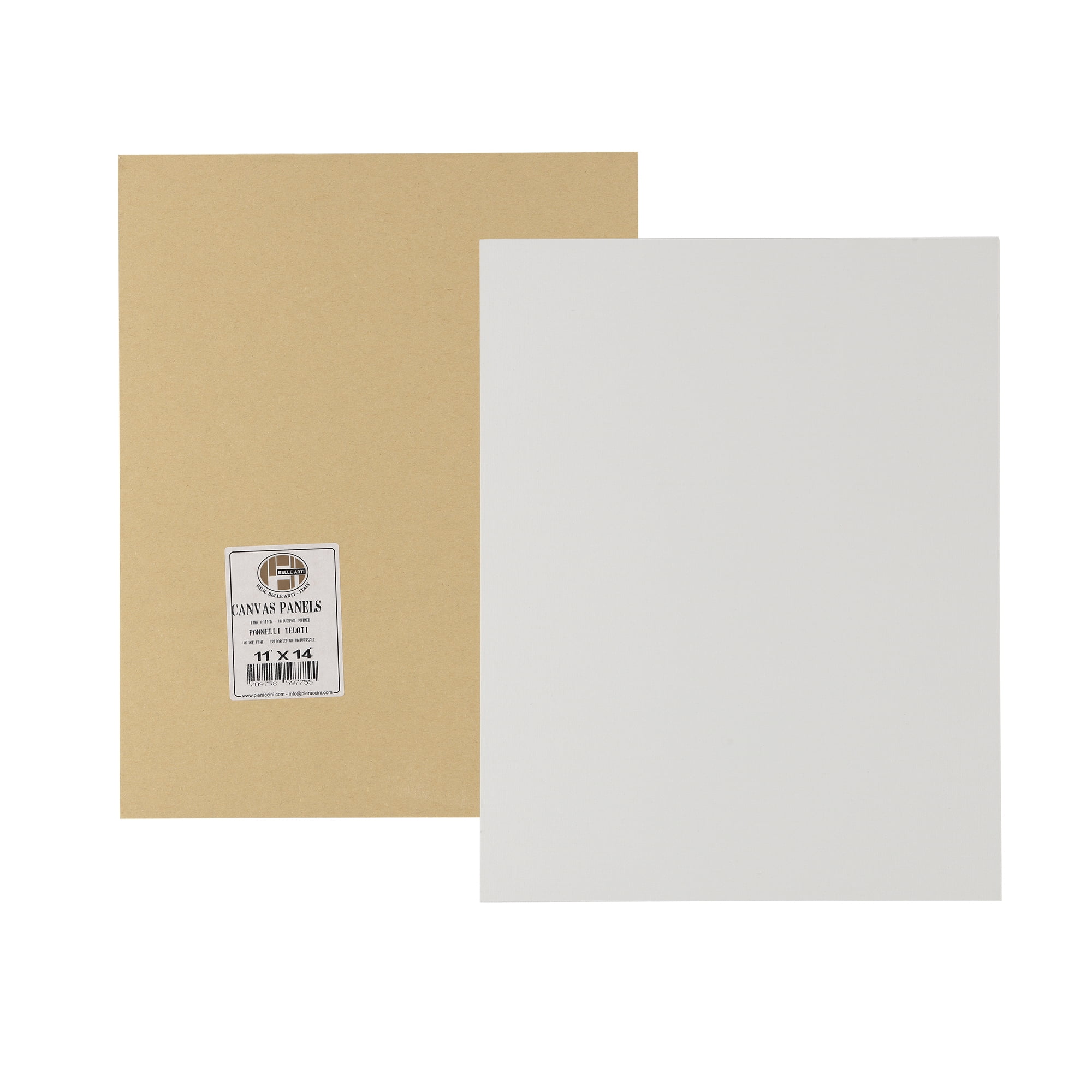 Panelli Telati Artist Canvas Mounted Panel Boards for Painting, 11x14 ...