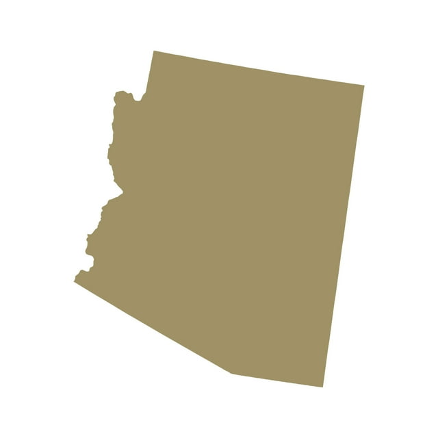 Arizona Shaped Sticker Decal Die Cut - Self Adhesive Vinyl ...