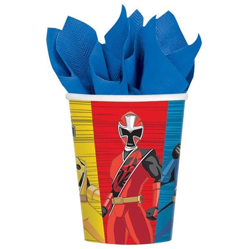 Power Rangers Ninja Steel 9oz Paper Party Cups, 8-Pack - Walmart.com