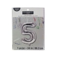 Silver Foil Number Balloon by Celebrate It™ - Walmart.com