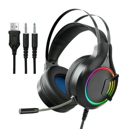 Bean A1 Gaming Headset Headset RGB Desktop Computer Gaming Headset With ...
