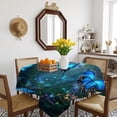 Abstract Forest Butterfly Table Cloth 60x60in, Waterproof Square ...