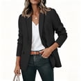 Avirosel Women's Long Sleeve Casual Blazer Open Front Work Office Suit ...