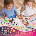 Kids Wooden Painting Kit-Glow in The Dark-Arts & Crafts Gifts for Boys ...