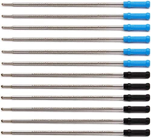 4.5" 116mm Long 0.5 Tip Metal Ballpoint Pen Refill for Cross Ballpen ...