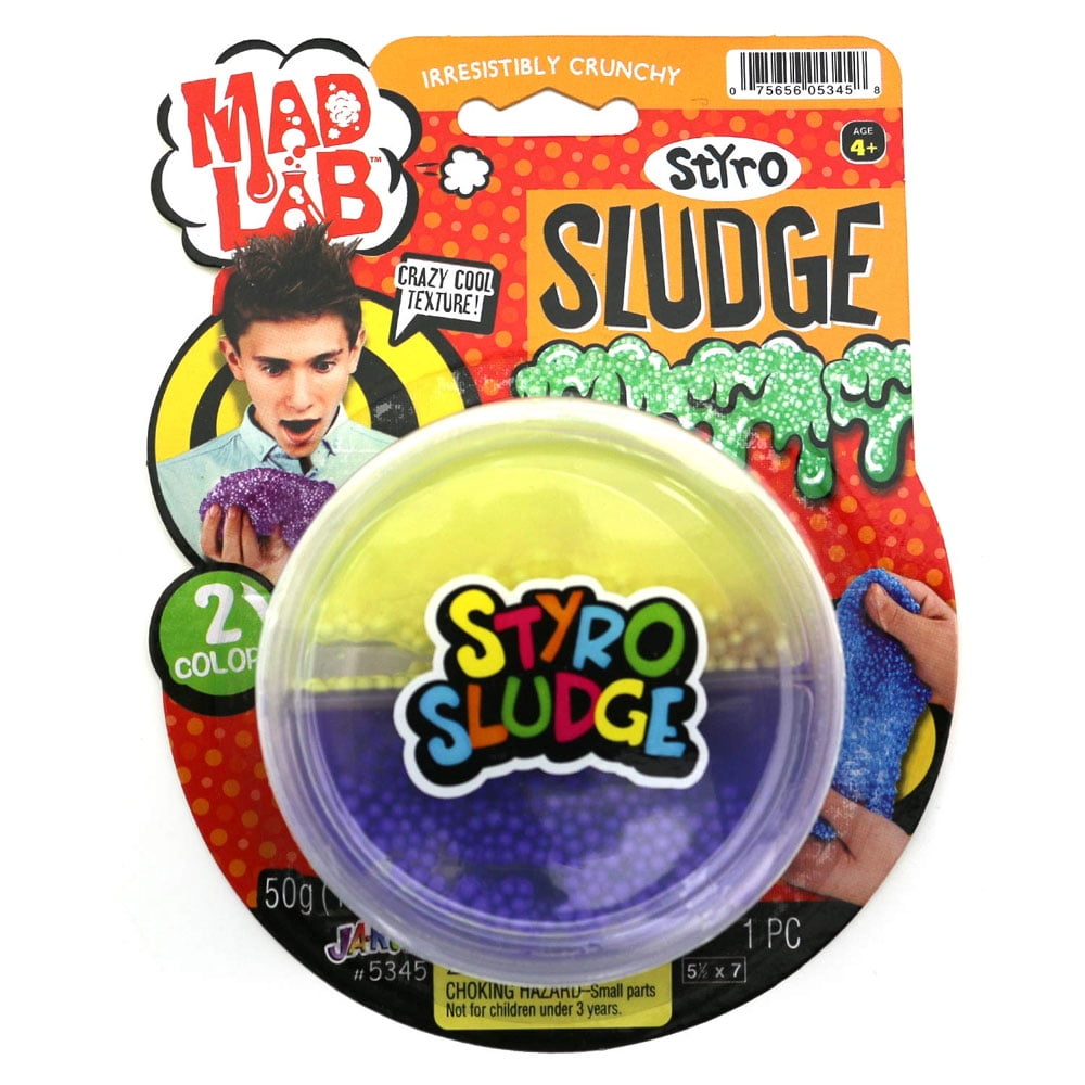JA-RU Inc. Toys - Mad Lab - STYRO SLUDGE (Yellow & Purple) #5345 ...