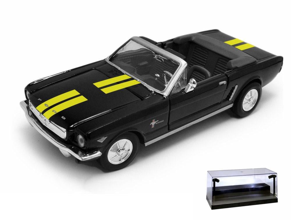 Diecast Car w/LED Display Case - 1964 Ford Mustang Open Convertible ...