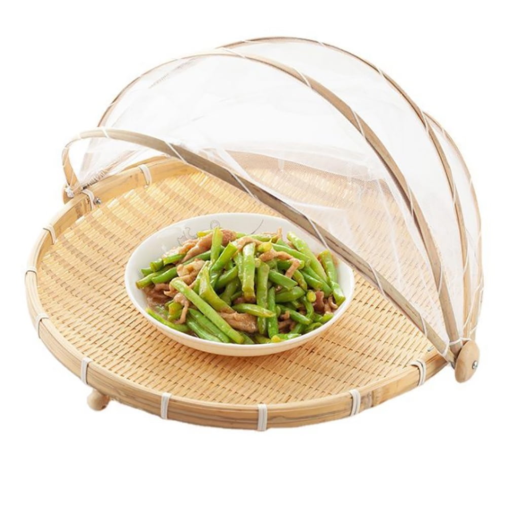 Click here for Loewten Bamboo Food Serving Tent  Tray  Mesh Food... prices