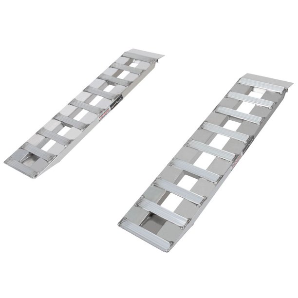 3000 lb Capacity per Axle Aluminum Auto Hauler Loading Ramps 48in x ...