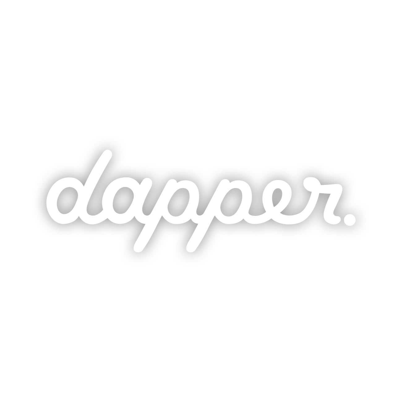 Dapper Sticker Decal Die Cut - Self Adhesive Vinyl - Weatherproof - Made in USA - Many Color and ...