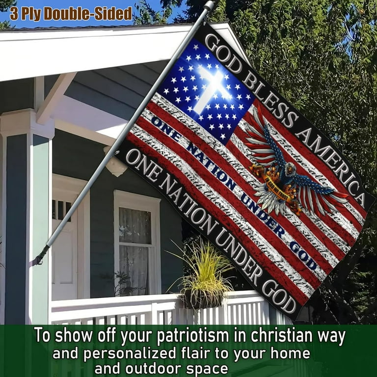 Christian Flag Pledge God Bless How Did Catholics Get 'Under God' Into