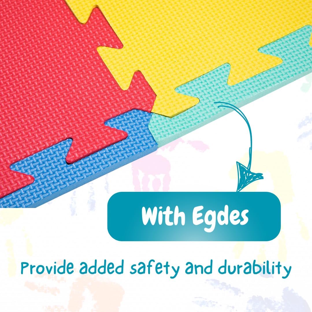 Eva Foam Floor Tiles Alphabet Play Mat - 36 SqFt Interlocking EVA Foam ...