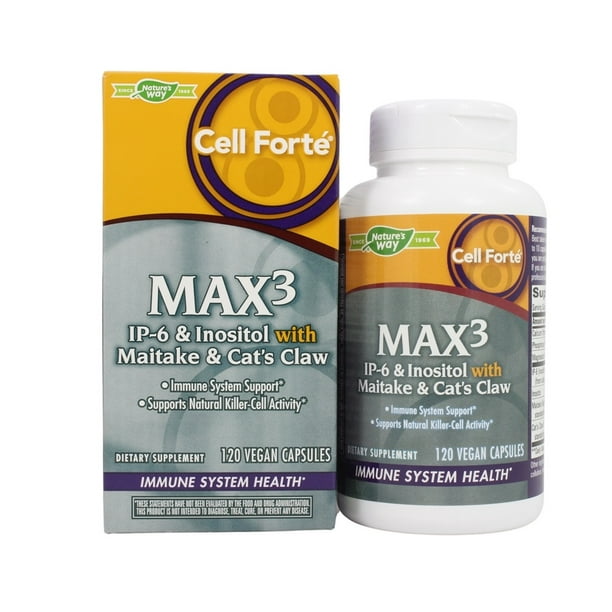 Nature's Way - Cell Forte Max3 Immune System Health - 120 Vegan ...