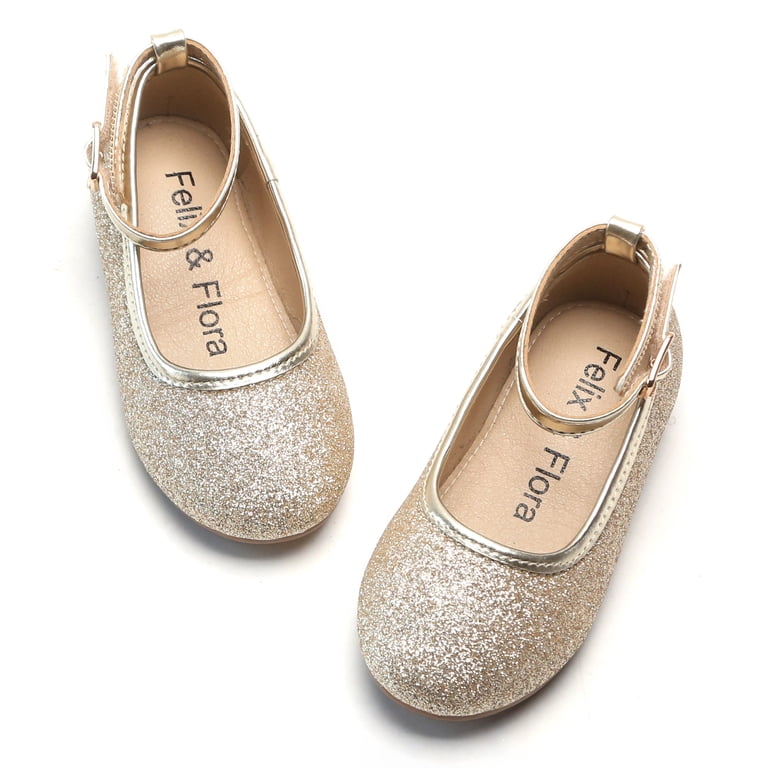 Gold Dress Shoes For Girls